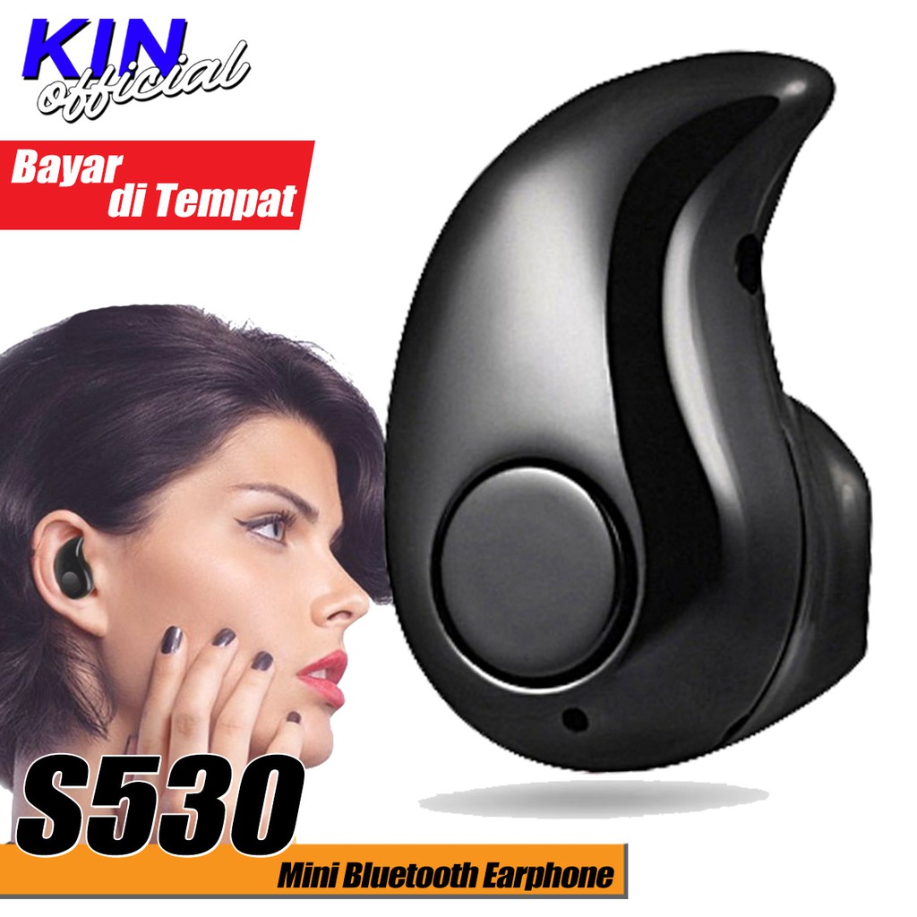 Jual KIN bluetooth headset earphone keong S530 mini | Shopee Indonesia