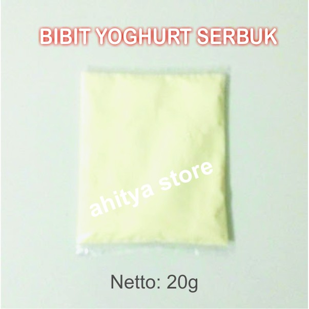 Jual Bibit Yoghurt Serbuk Kemasan 20 Gr Bibit Yoghurt Serbuk Untuk ...