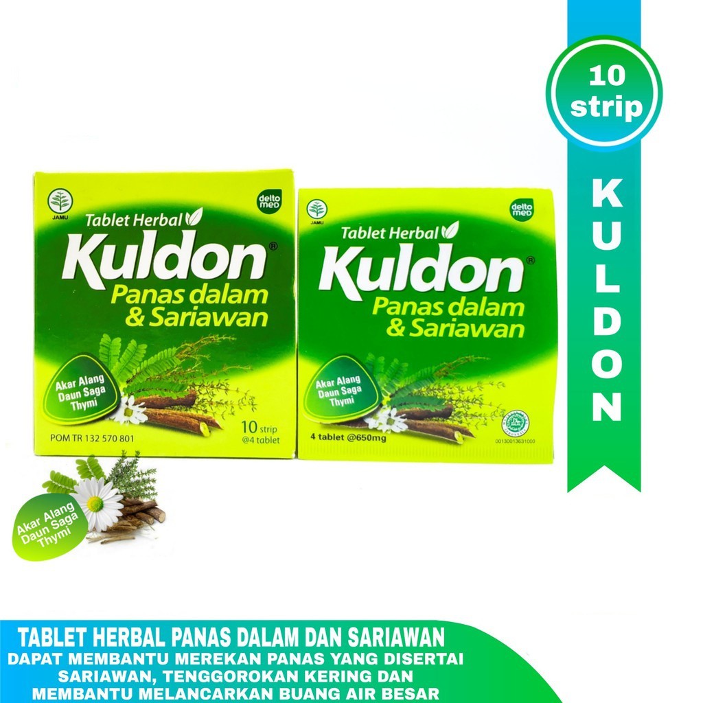 Jual Kuldon Sariawan 1 Strip @4 Tablet / Obat Sariawan | Shopee Indonesia