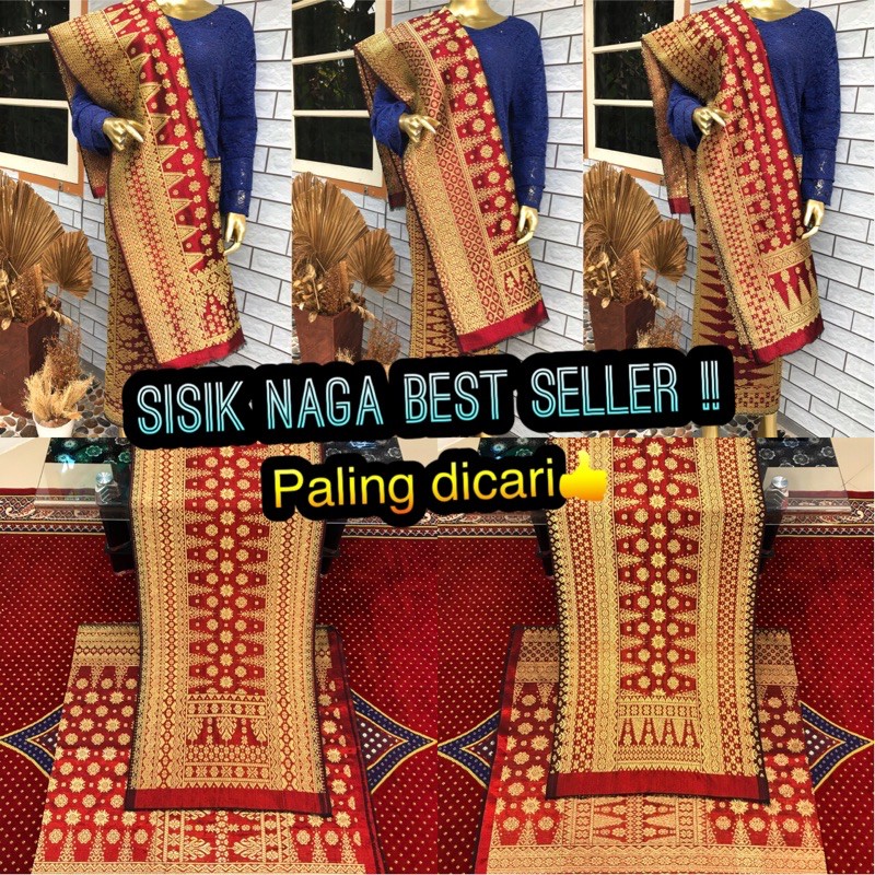 Jual SONGKET TENUN CANTIK MANIS SISIK NAGA PALEMBANG - ILHAM SONGKET ...