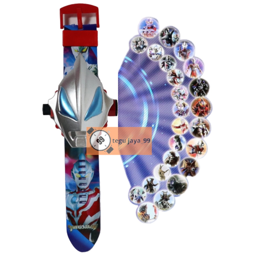 Jual ULTRAMAN JAM TANGAN PROYEKTOR 24 GAMBAR KARAKTER FASHION ANAK LAKI ...