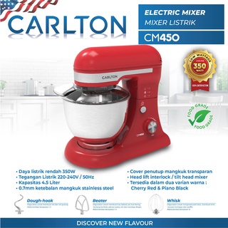Jual Carlton Mixer Listrik 4,5 Liter 350 Watt Stand Mixer Kue dan Roti ...