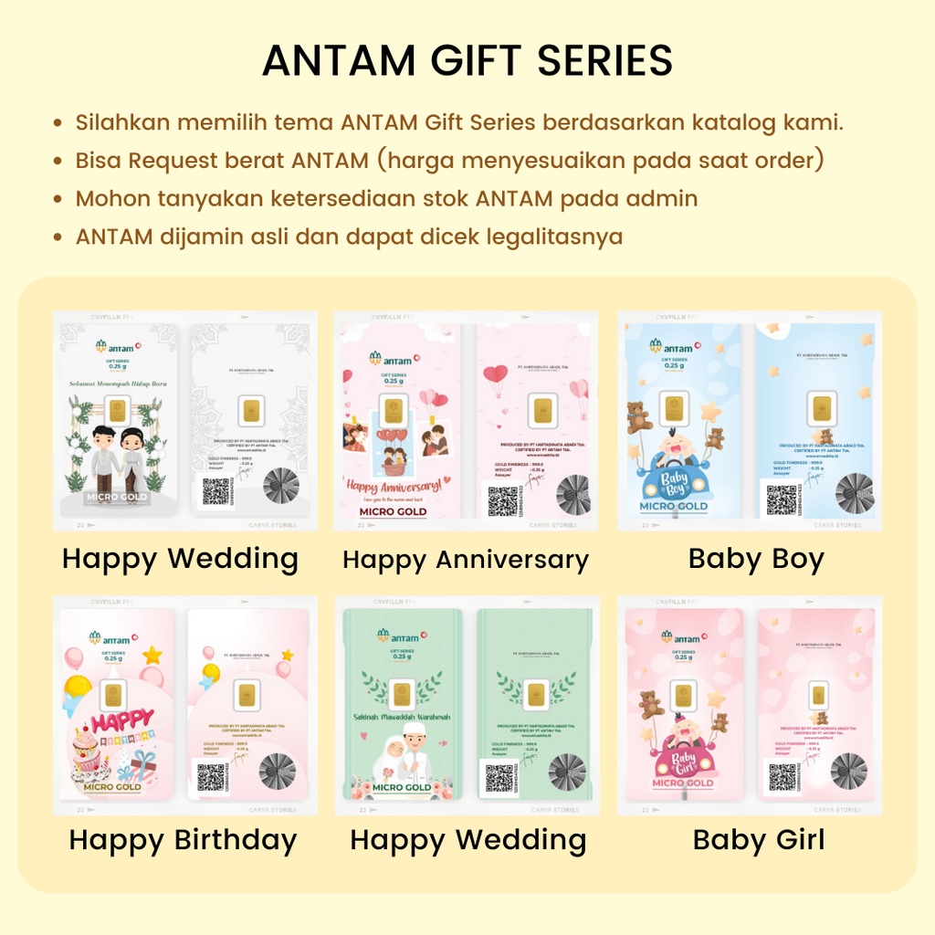 Jual ANTAM / Mini Gold / UBS (hanya ANTAM) | Shopee Indonesia