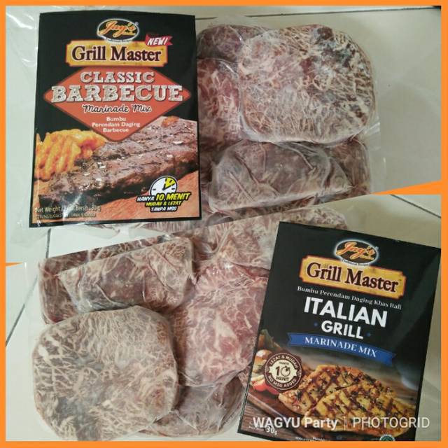 Jual Wagyu Paket Bumbu Marinade Sapi Steak Stik Daging Meltique Meltik ...