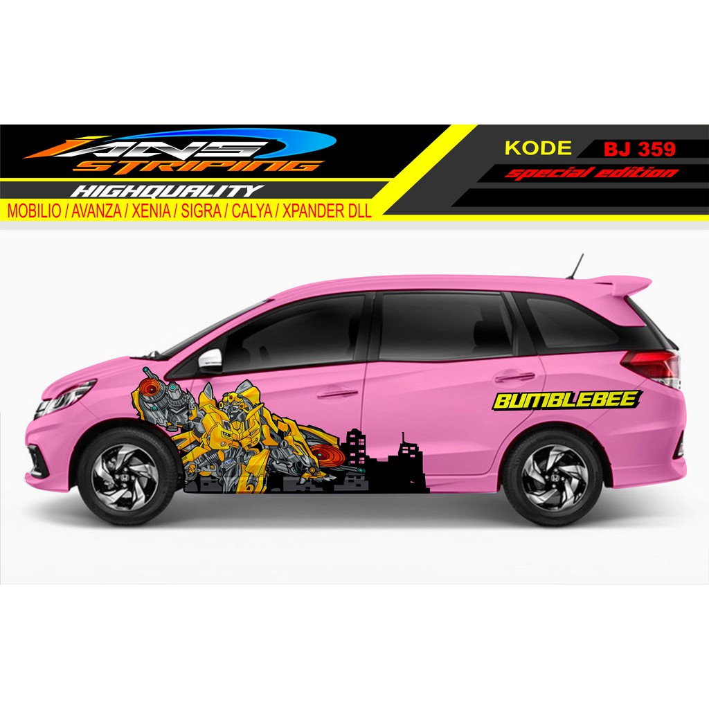 Jual STIKER MOBIL MOBILIO / STICKER MOBILIO / DECAL STICKER MOBILIO ...