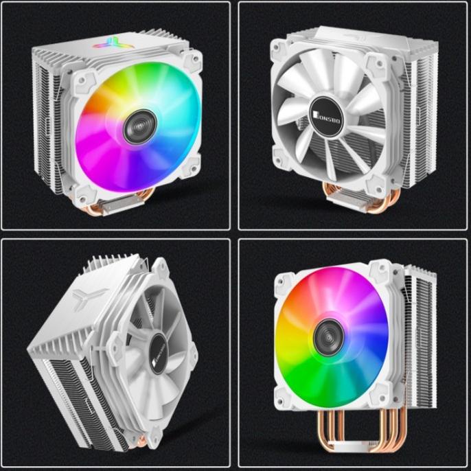 Jual Jonsbo Cr-1000 Edition White Cpu Fan Cooling / Hsf Cooler Rgb ...