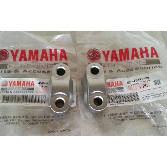 Jual KLEMAN STANG BYSON 2PCS 45P-F3441-00 ORIGINAL YAMAHA | Shopee ...