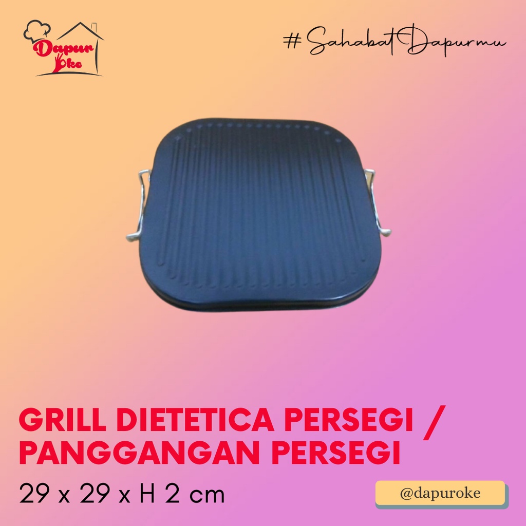 Jual Grill Dietetica Persegi / Panggangan Persegi | Shopee Indonesia