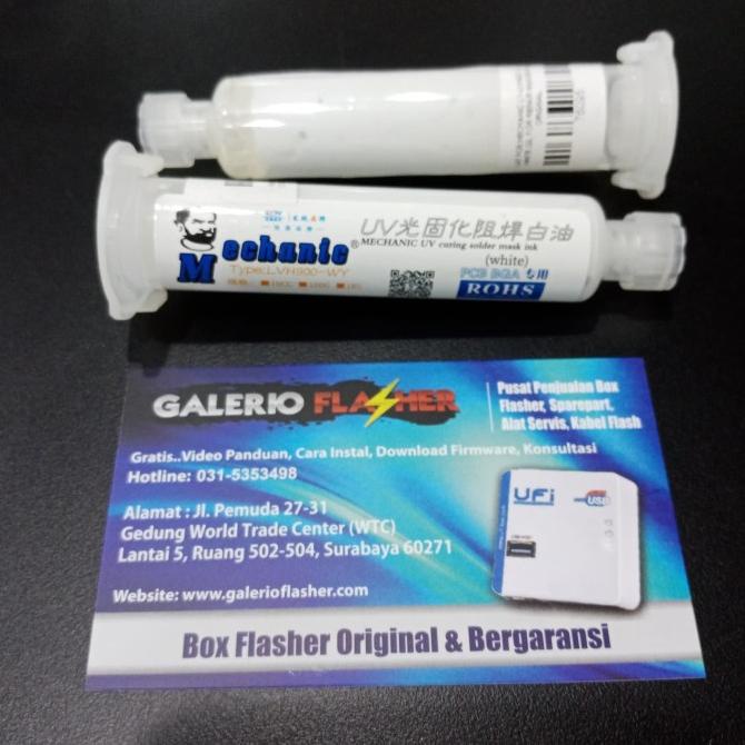 Jual Cat Pcb / Lem Pcb Uv Mechanic Warna Putih Sale | Shopee Indonesia