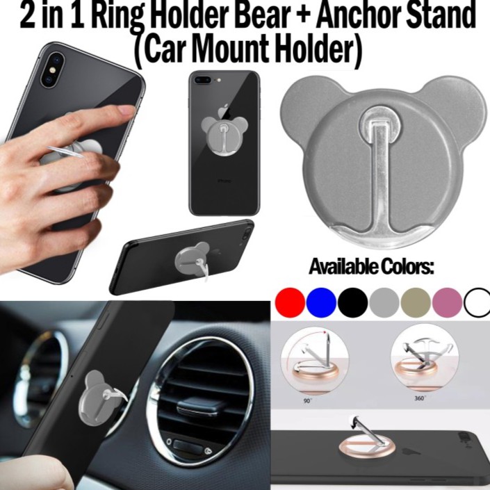 Jual RING HOLDER CARTOON ANCHOR STAND | Shopee Indonesia