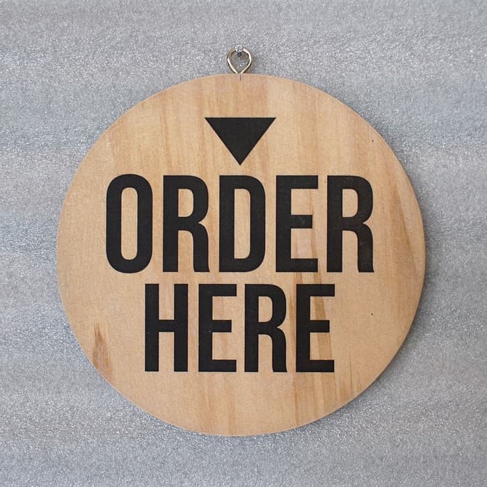 Jual Order Here sign | Shopee Indonesia