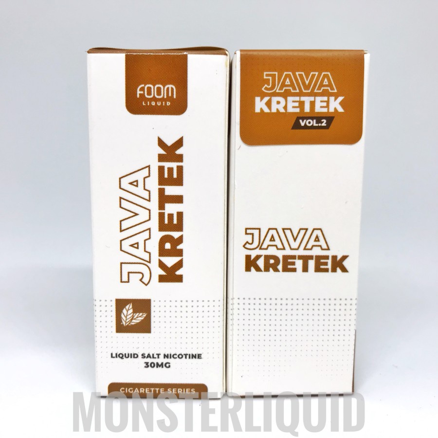 Jual SALT VOL.2 JAVA KRETEK BY FOOM 30MG 30ML V2 | Shopee Indonesia