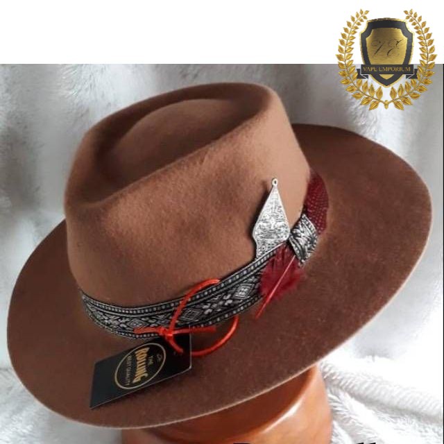 Jual TOPI FEDORA TOPI LAKEN TEARDOP COKLAT MUDA TOPI PRIA | Shopee ...