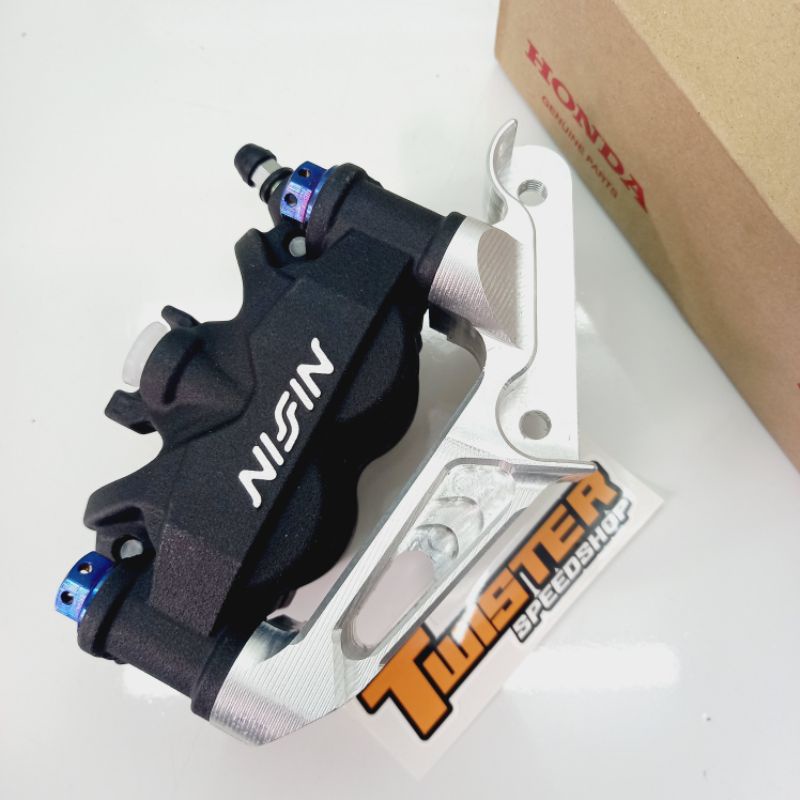 Jual kaliper nissin 4p africa twin inc bracket kaliper ninja R/RR disk ...