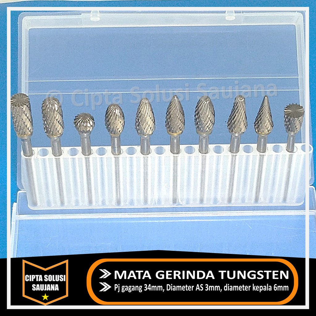 Jual MATA TUNER CUNER PORTING BOR MATA GERINDA BOTOL BAJA TUNGSTEN MINI ...
