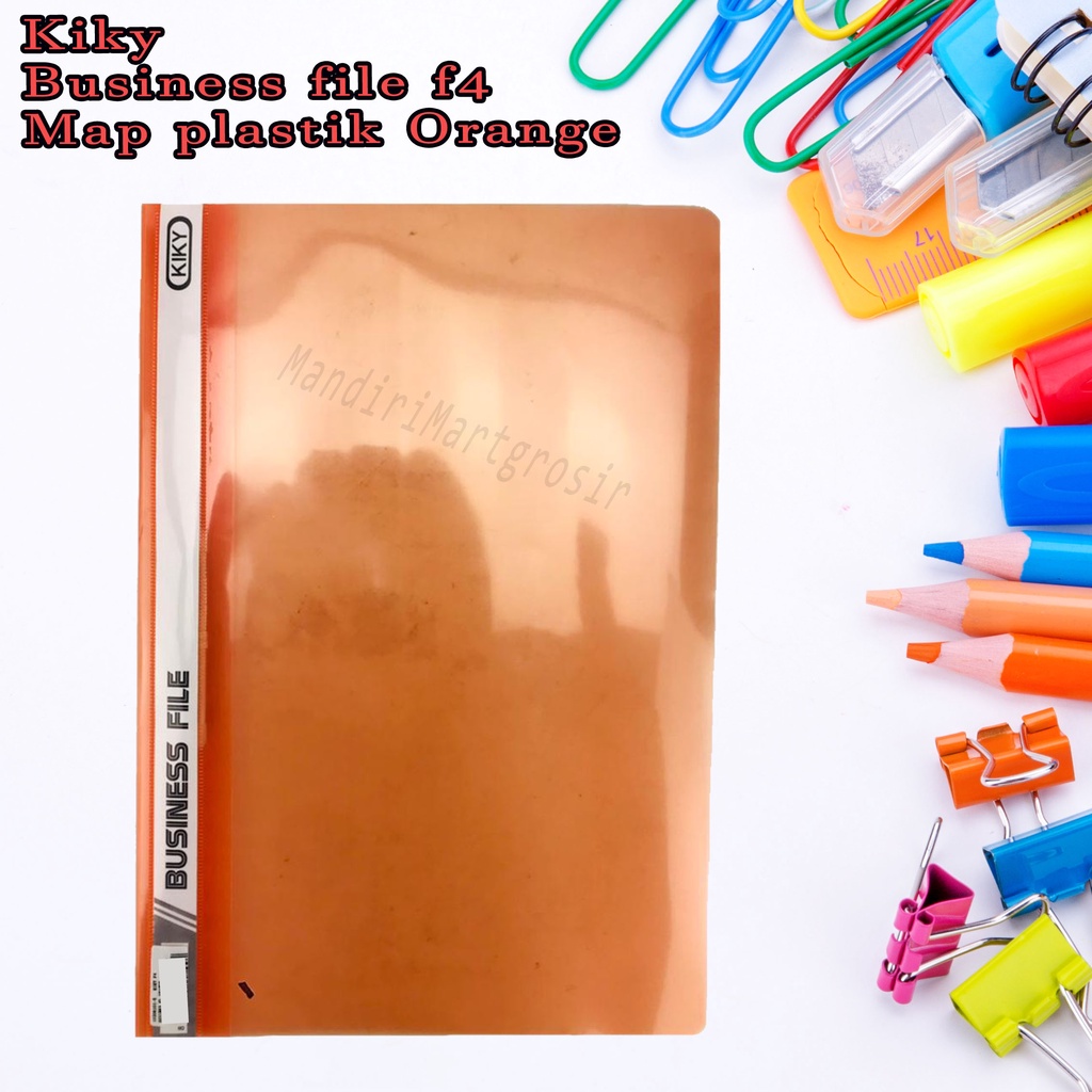 Jual Kiky * Business file f4 * Map plastik * Orange | Shopee Indonesia
