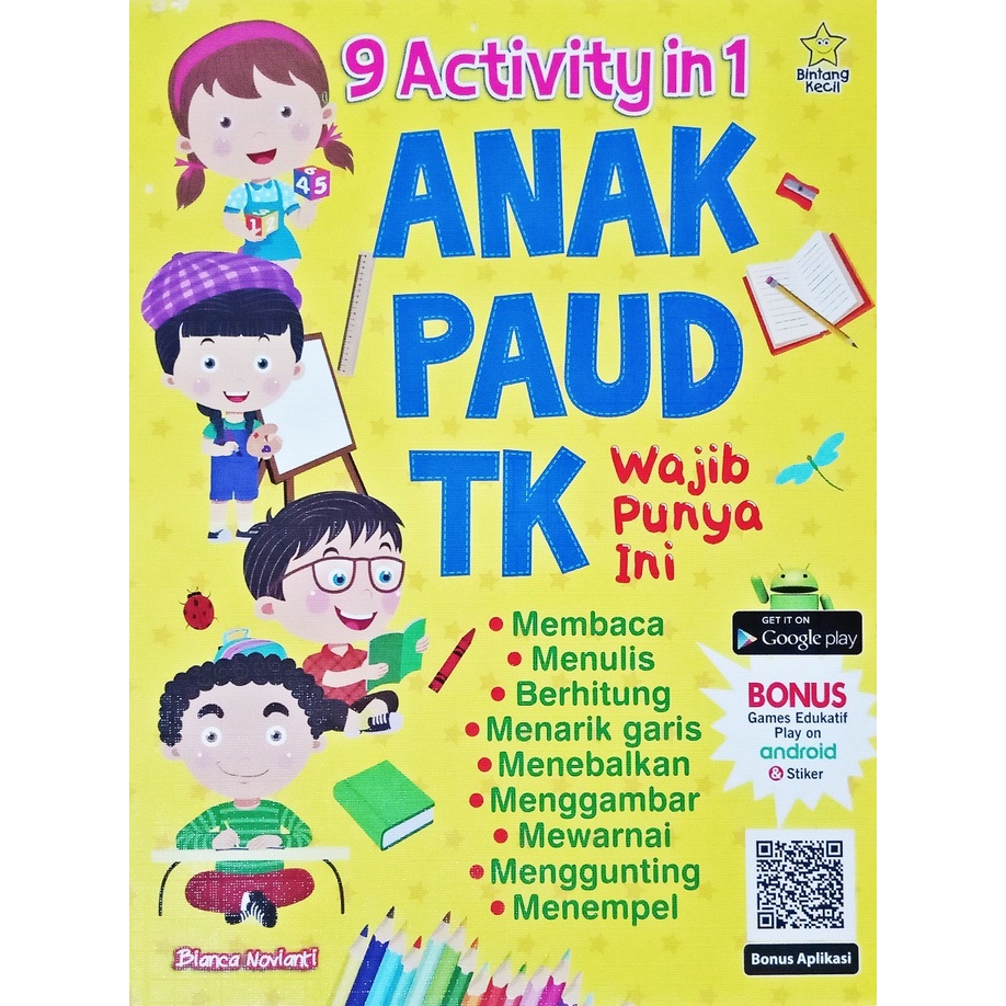Jual 9 ACTIVITY IN 1 ANAK PAUD TK WAJIB PUNYA INI | Shopee Indonesia