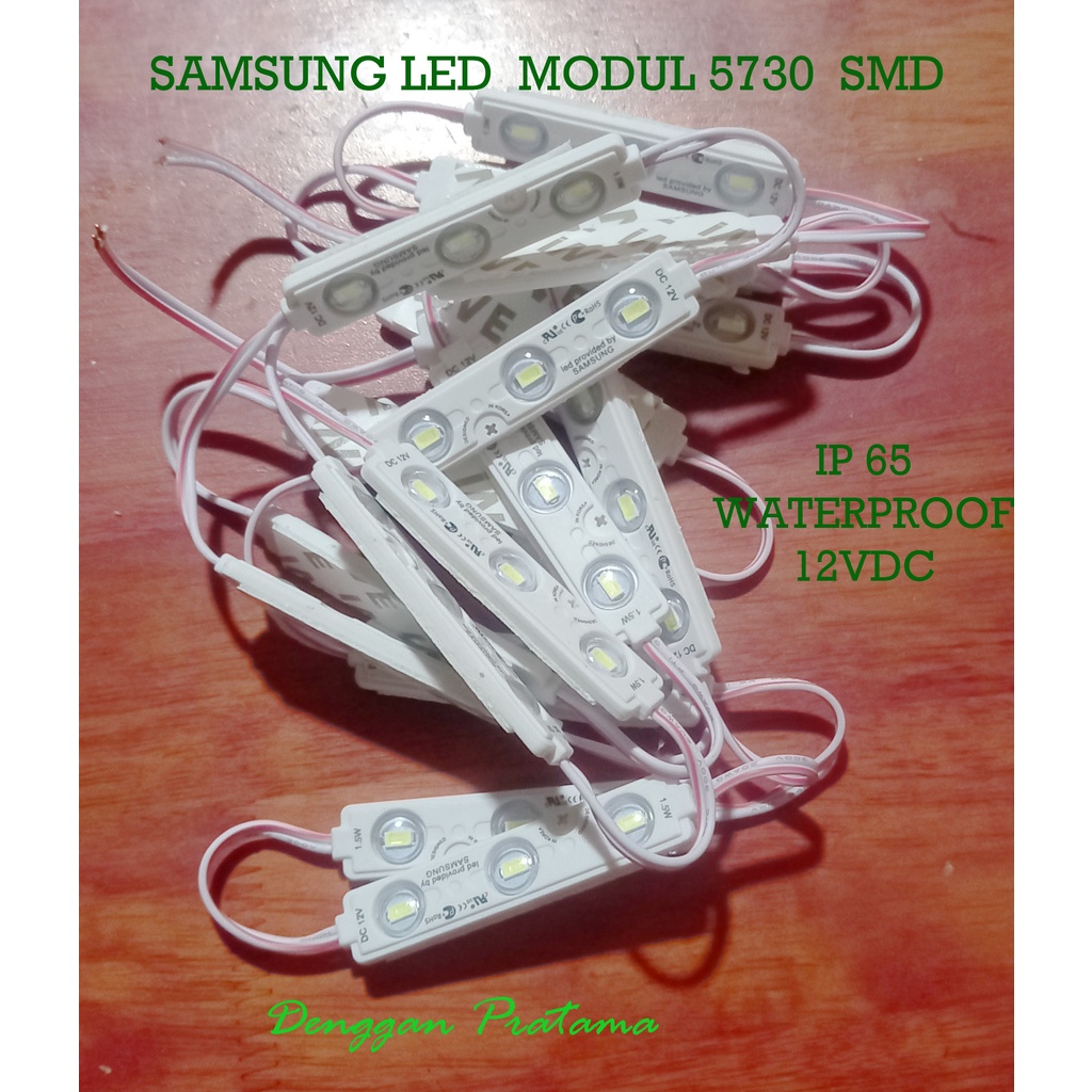 Jual Led Samsung 3 Mata Modul 5730 SMD 12VDC - PUTIH | Shopee Indonesia