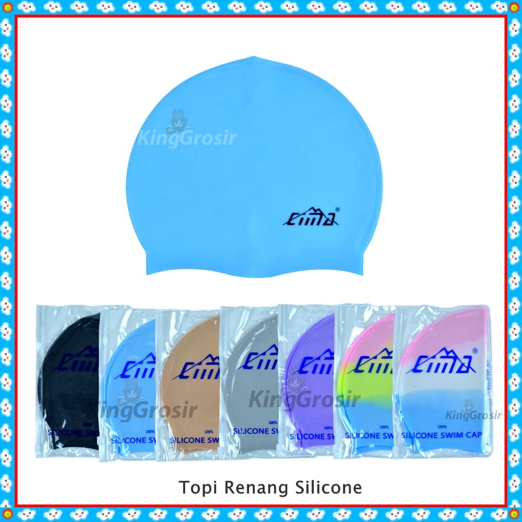 Jual Topi Renang Silikon / Silicone Swim Cap / Perlengkapan Renang ...