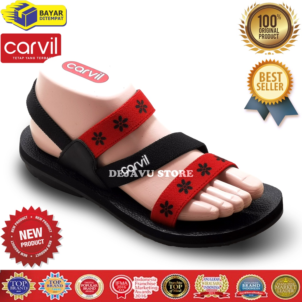 Jual Sandal Carvil Wanita Tali Belakang TAMI-TB Sendal Gunung Wanita ...