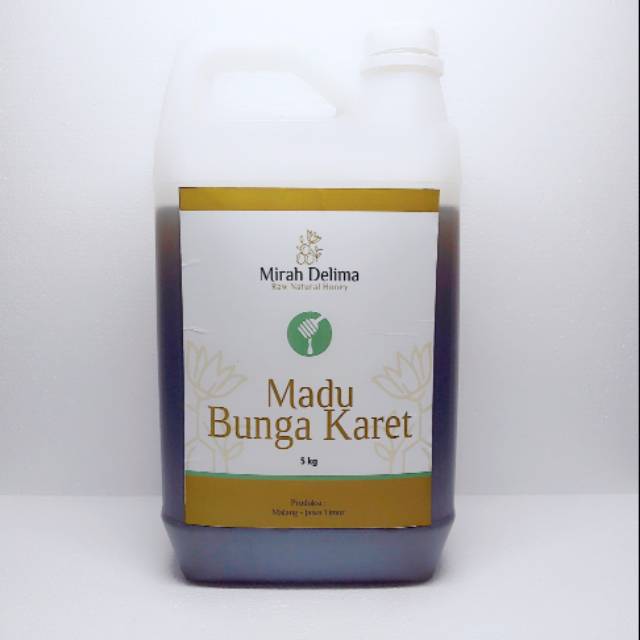 Jual Madu Bunga Karet - Raw Natural Honey - 5kg - Kemasan Jirigen ...
