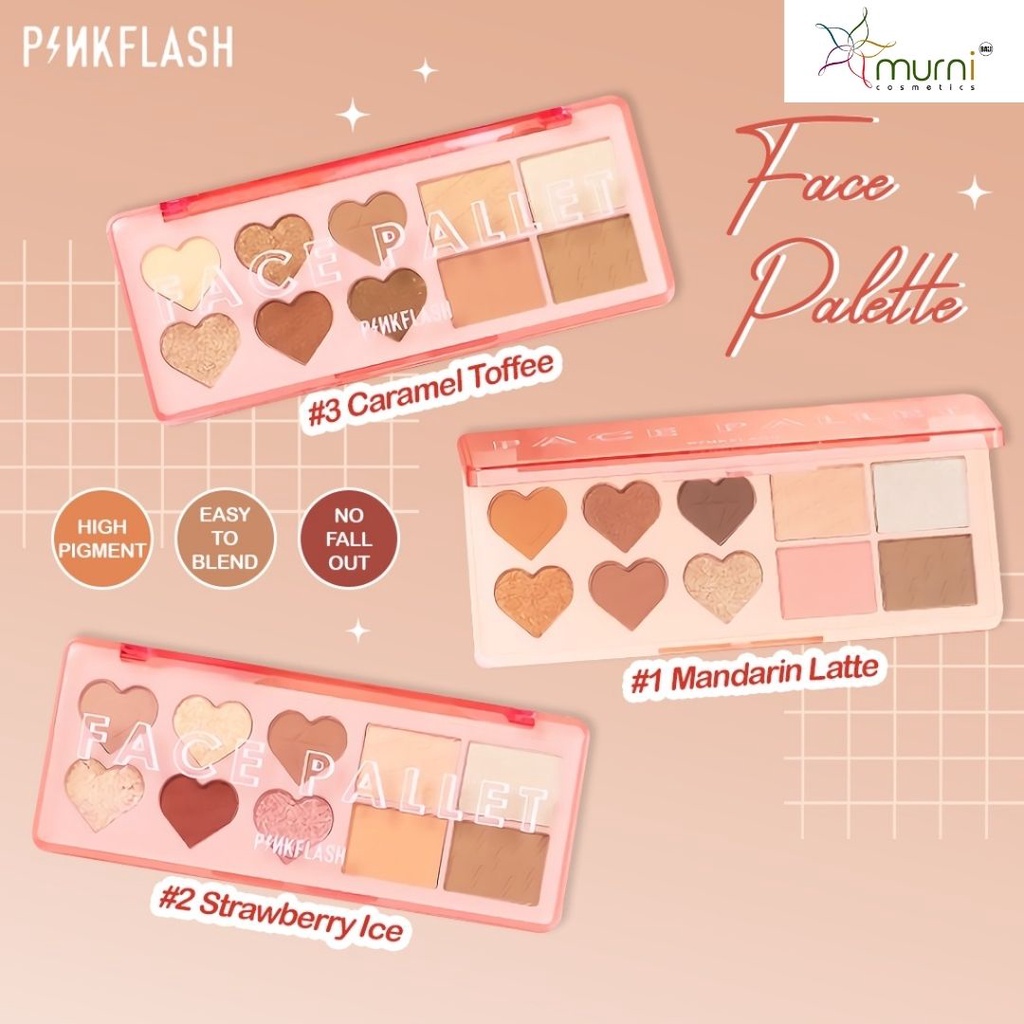 Jual PINKFLASH MULTI FACE PALLET | Shopee Indonesia