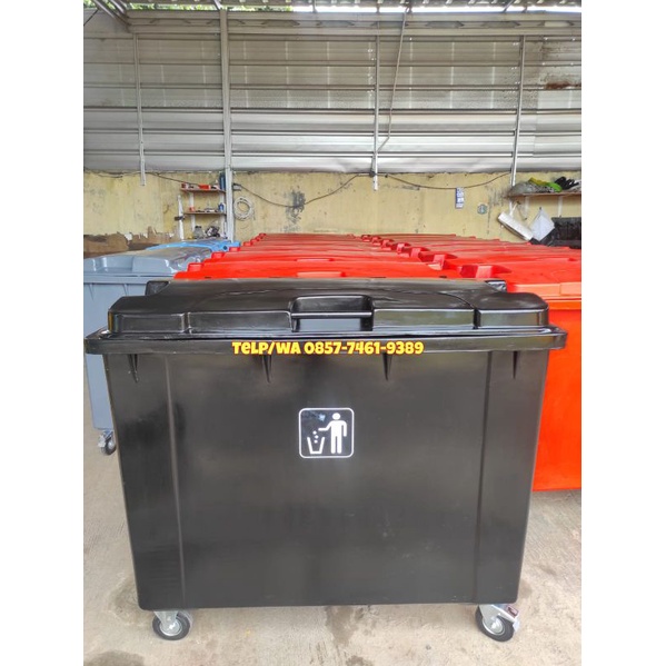 Jual TEMPAT SAMPAH BESAR/TONG SAMPAH BESAR/BAK SAMPAH BESAR 660 LITER | Shopee Indonesia