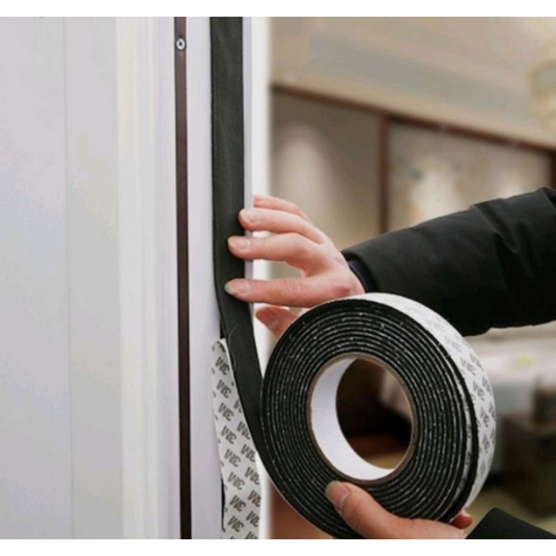 Jual Penutup Celah Pintu Dan Jendela Peredam Suara Singgel Tape Foam ...