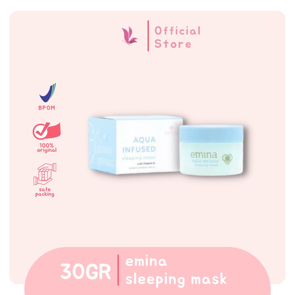 Jual Emina Aqua Infused Sleeping Mask | Shopee Indonesia