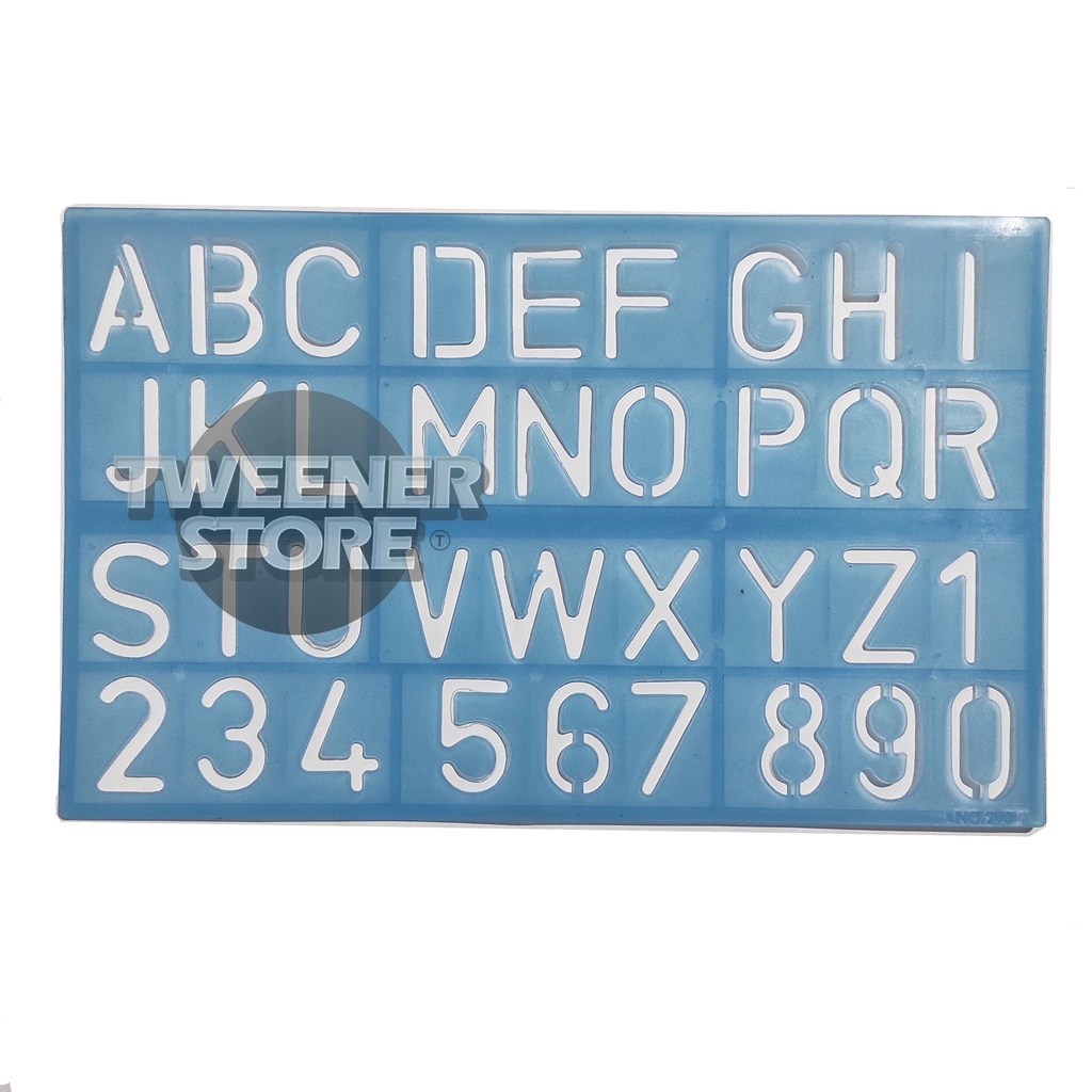 Jual Penggaris SABLON | Penggaris Bentuk | Huruf Angka | Shopee Indonesia