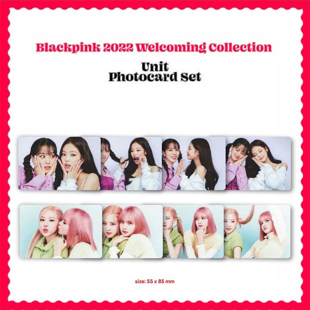 Jual [Photocard] Blackpink Welcoming Collection 2022 - Unit Photocard | Shopee Indonesia