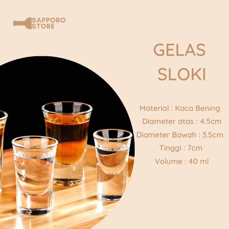 Jual GELAS SLOKI | Shopee Indonesia