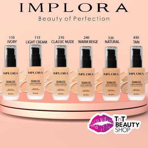 Jual bm- Implora Seamless Liquid Foundation | Shopee Indonesia