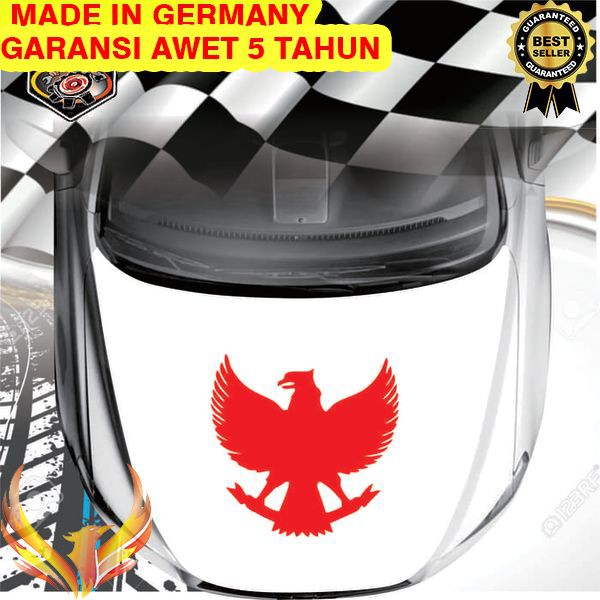 Jual TERMURAH Stiker Kap Body Mobil Garuda Prabowo Sticker Cutting 60 ...