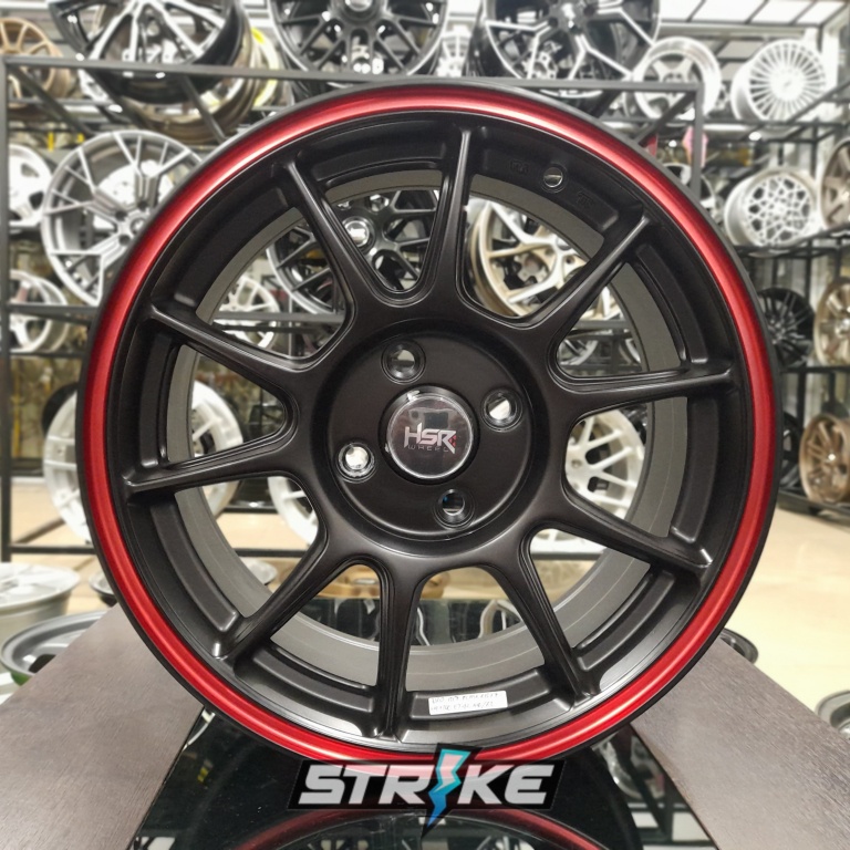 Jual velg mobil racing murah ring 15 pcd 4x100 hsr zico for brio ayla datsun dll | Shopee Indonesia