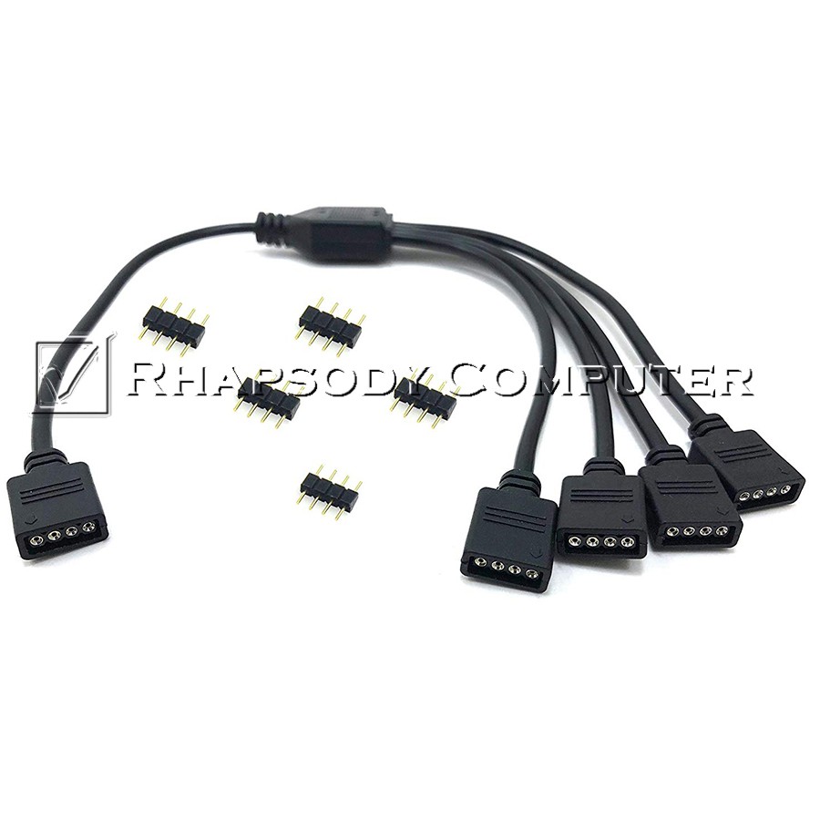 Jual Kabel LED RGB 3528-5050 Strip Light Splitter 1 to 4 | Shopee Indonesia