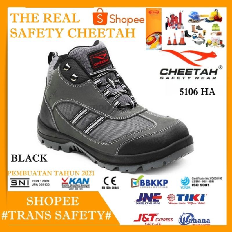 Jual Sepatu Safety cheetah 5106 H / sepatu safety shoes cheetah 5106 H ...