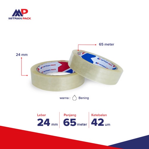 Jual Isolasi / Solatip /Solasi / 24mm / 1 inch x 65 meter ( 1pcs ...