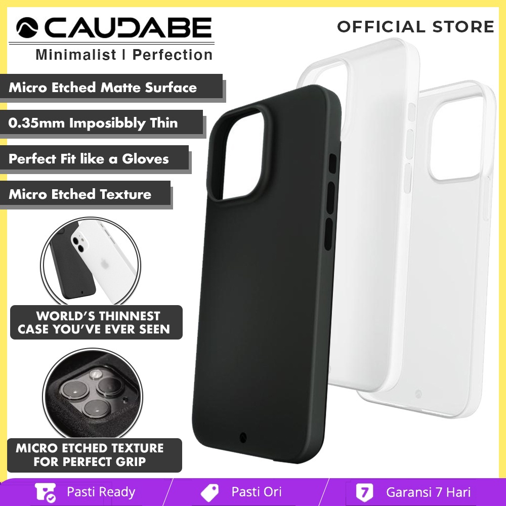 Jual Case iPhone 13 Pro Max / 13 Pro / 13 / 13 Mini Caudabe Veil XT ...