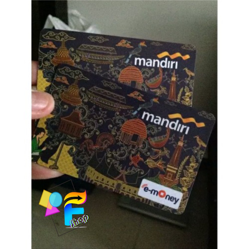 Jual Kartu eMoney eToll Mandiri edisi Batik Rumah Adat | Shopee Indonesia