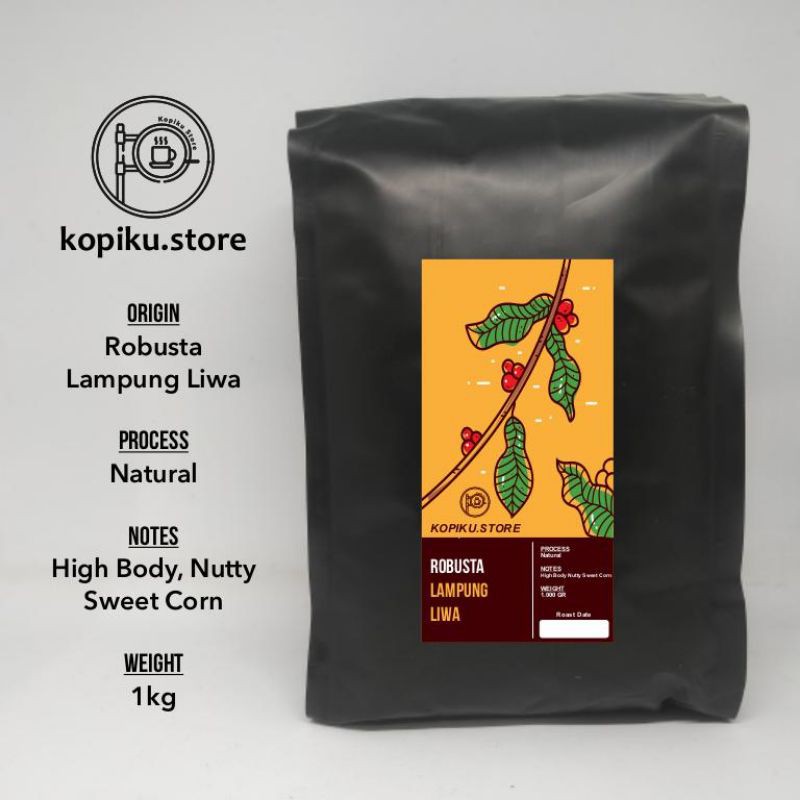 Jual Kopi Robusta Lampung 1kg | Natural Proses - Biji/Bubuk | Shopee ...