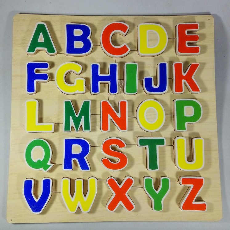 Jual Puzzle Seri Huruf Besar Chunky (Timbul) | Shopee Indonesia