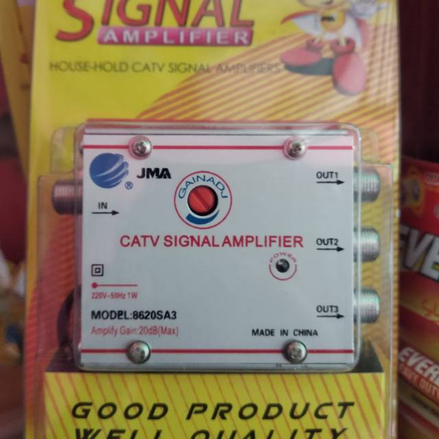 Jual PENGUAT SINYAL TV/ SPLITTER BOOSTER/ SIGNAL AMPLIFIRE BOOSTER ...