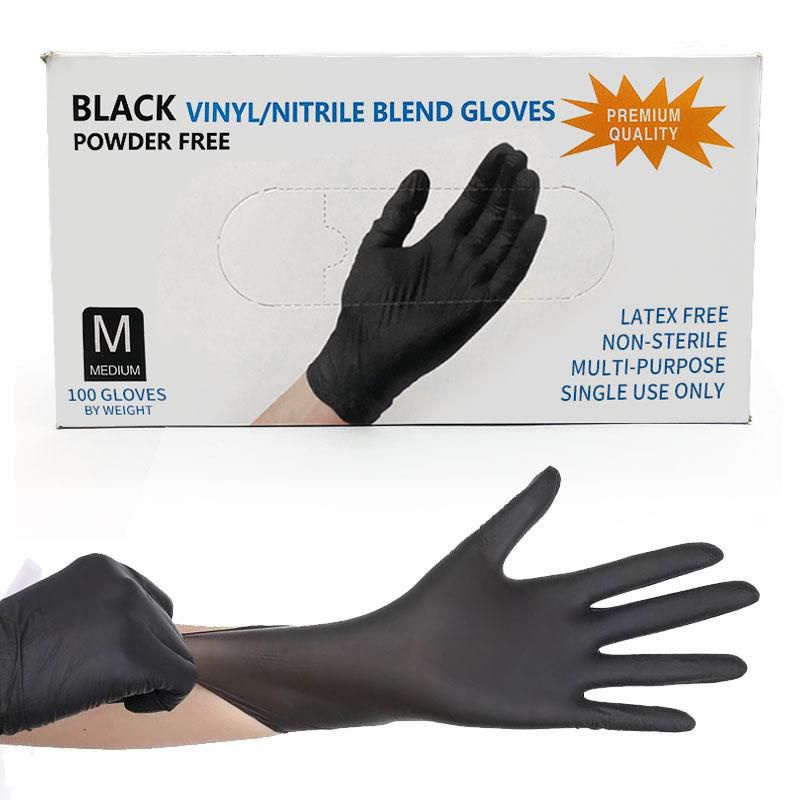 Jual Glove Black Vinyl Nitrile 100Pcs Sarung Tangan Tato Hitam | Shopee ...