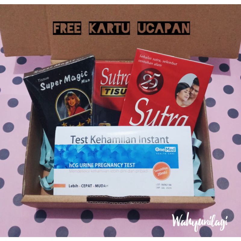 Jual Paket HOT Kado Unik Wedding Tissue Magic Sutra Kondom Tespek Anti ...