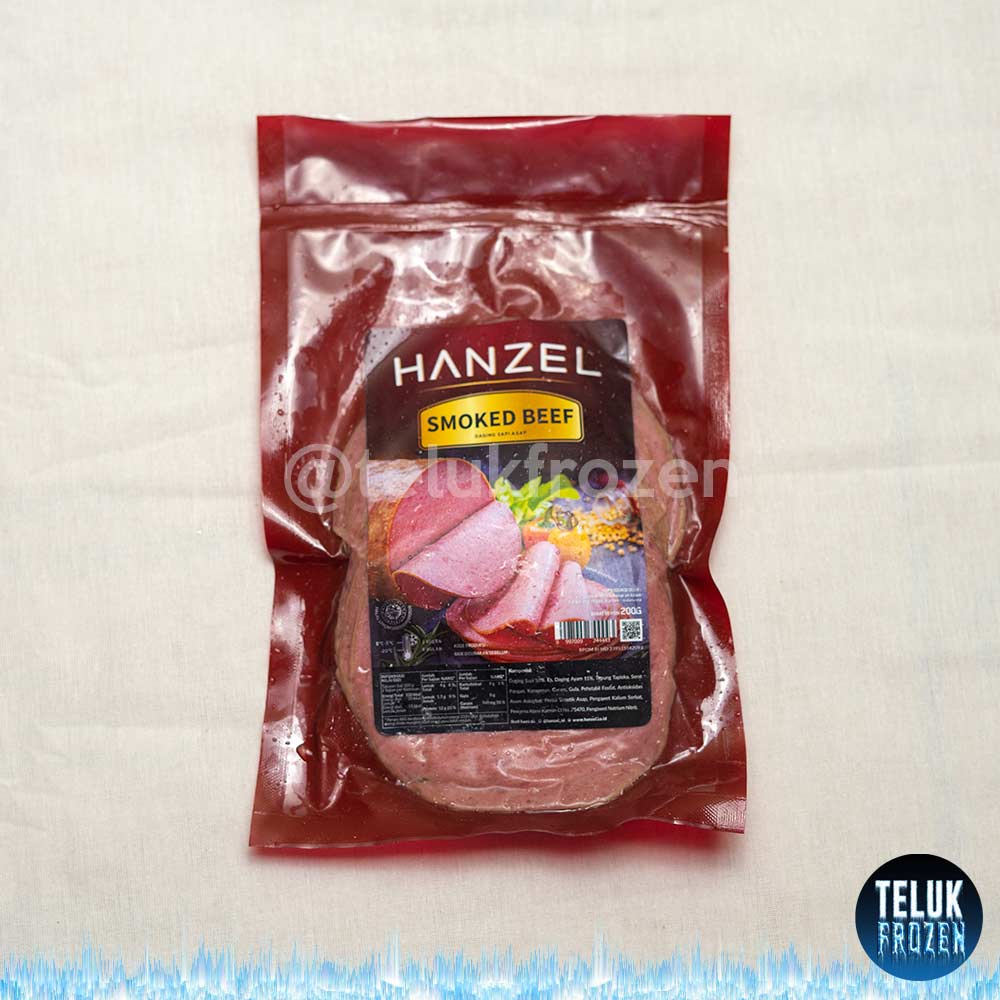 Jual Hanzel smoked beef 200 gr / 200gram / isi 12 slice PROMO hanzel ...