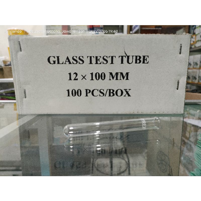 Jual Glass Test Tube Pyrex 12x100 MM / tabung reaksi | Shopee Indonesia
