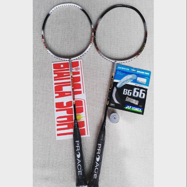 Jual Raket badminton PRO ACE WINGS 1/WINGS 2 original | Shopee Indonesia