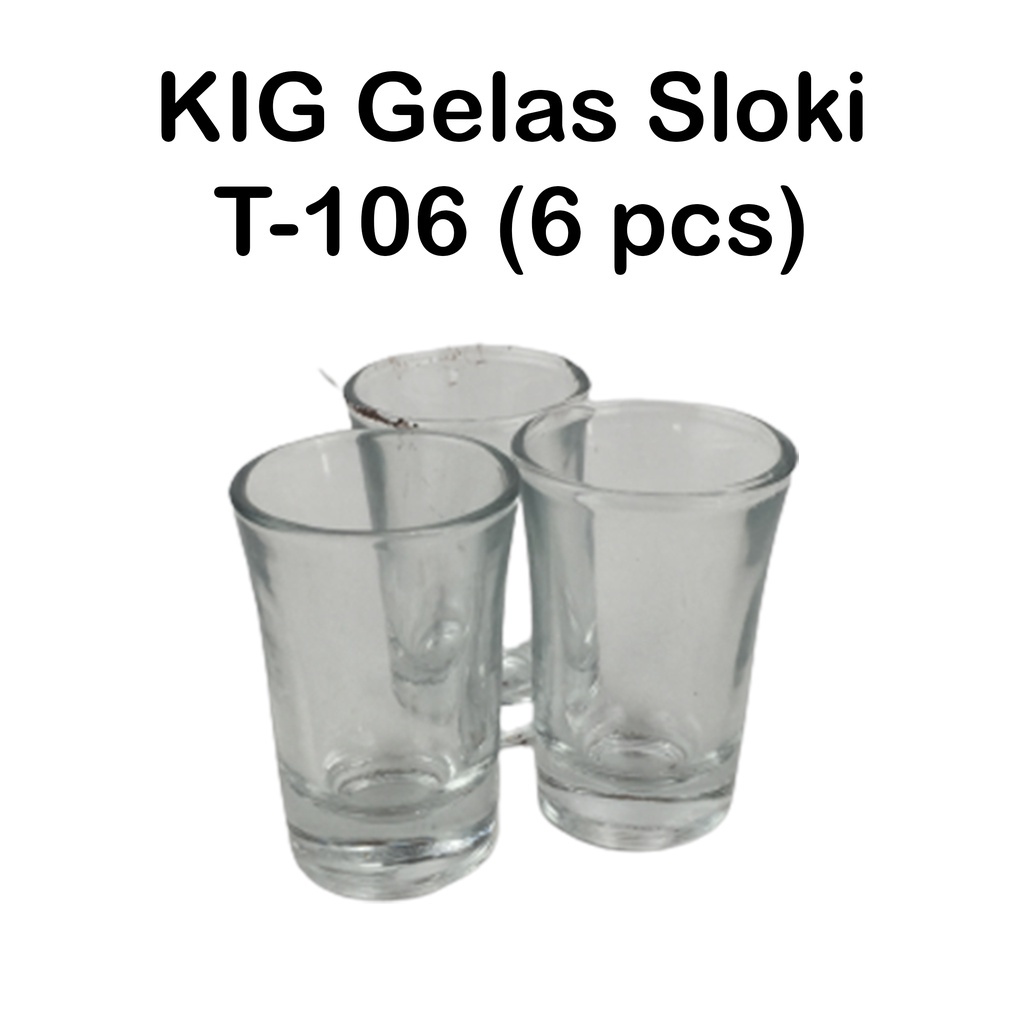 Jual Kedaung Gelas Sloki TG-03 (6 pcs) | Shopee Indonesia