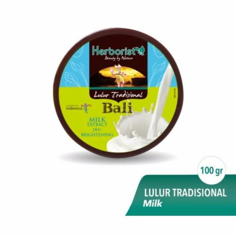 Jual HERBORIST LULUR TRADISIONAL BALI MILK 100G | Shopee Indonesia